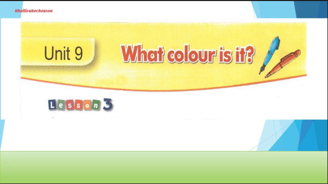 Lesson 3 unit 9 SGK Tiếng anh 3 |Giải bài tập Tiếng anh 3