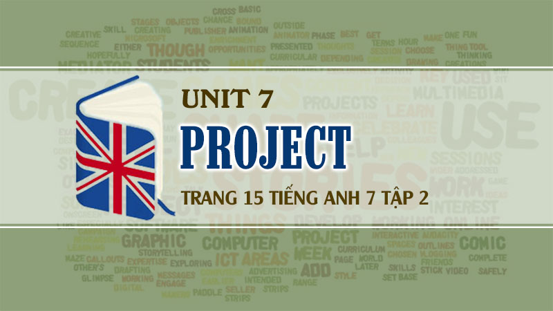 Project Unit 7 lớp 7 trang 15 môn Tiếng Anh