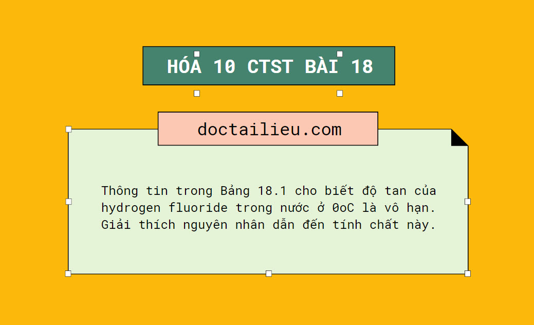Câu hỏi luyện tập trang 115 SGK Hóa 10 Chân trời sáng tạo
